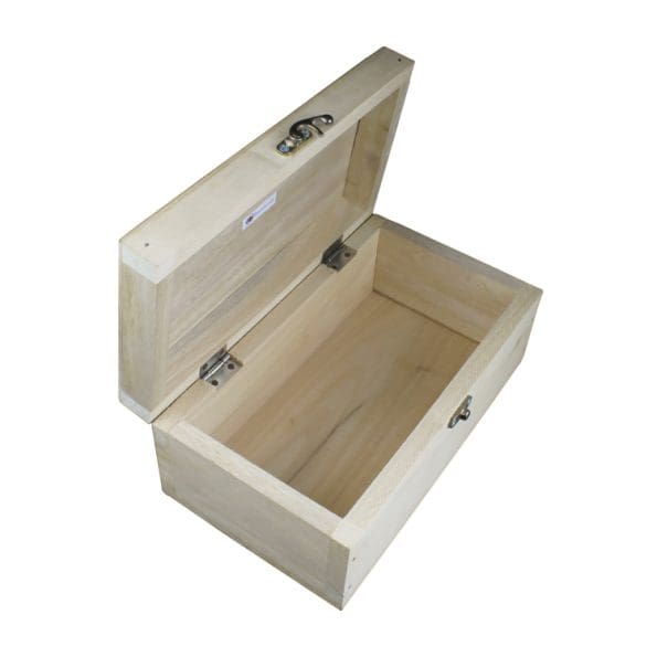 Auspicious Sriparni Wooden Wealth Money Cash Box (Size 10 x 5.5 x 4 ...