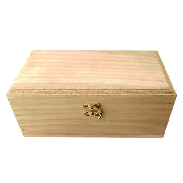 Auspicious Sriparni Wooden Wealth Money Cash Box (Size 10 x 5.5 x 4 ...